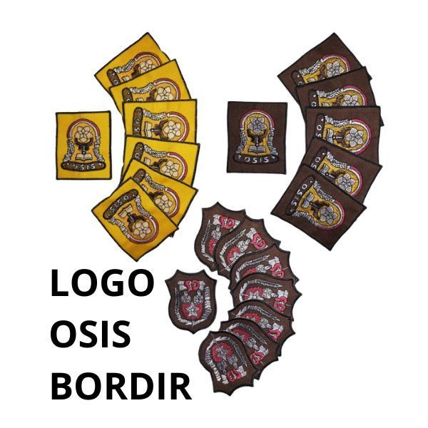Jual Patch Emblem Bordir Logo Atribut Sekolah OSIS SD SMP SMA PRAMUKA ...