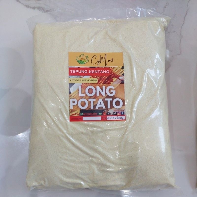 Jual Tepung kentang long potato/ potato flakes /kentang panjang ...