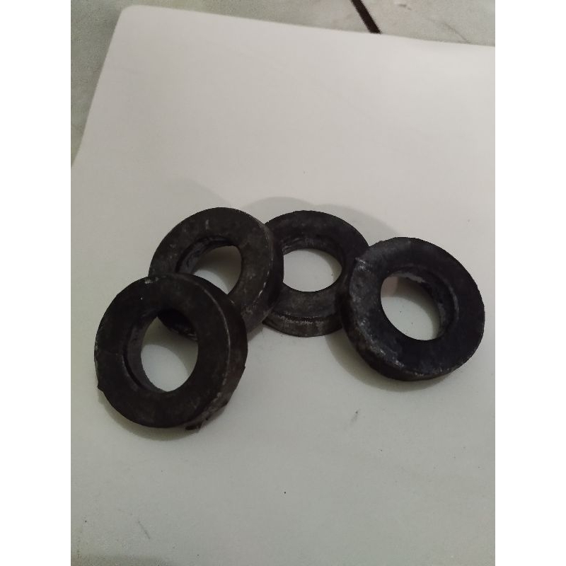 Jual Plat Besi bulat tebal 10mm diameter 50mm X Lobang 20mm. 2pcs ...