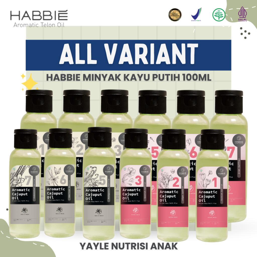 Jual Habbie Minyak Kayu Putih Aromatic - Saffron Series | Vanilla ...