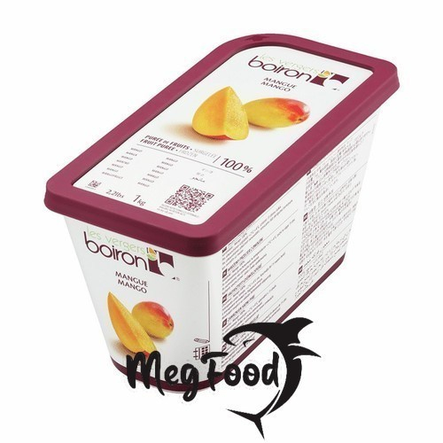 Jual Boiron Fruit Mango PUREE 1kg Frozen Food Import Sari Rasa Buah ...