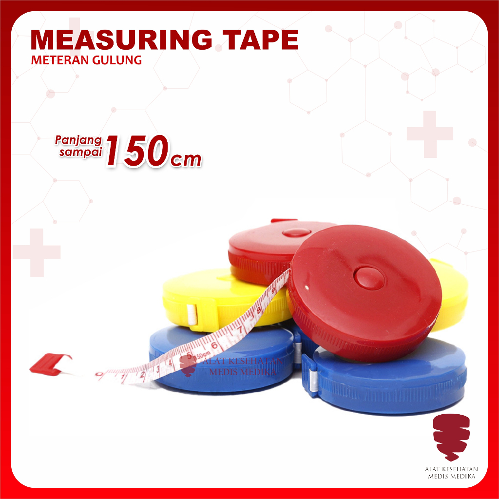 Jual Medline Measuring Tape Meteran Bayi Metlin Alat Ukur Pengukur ...
