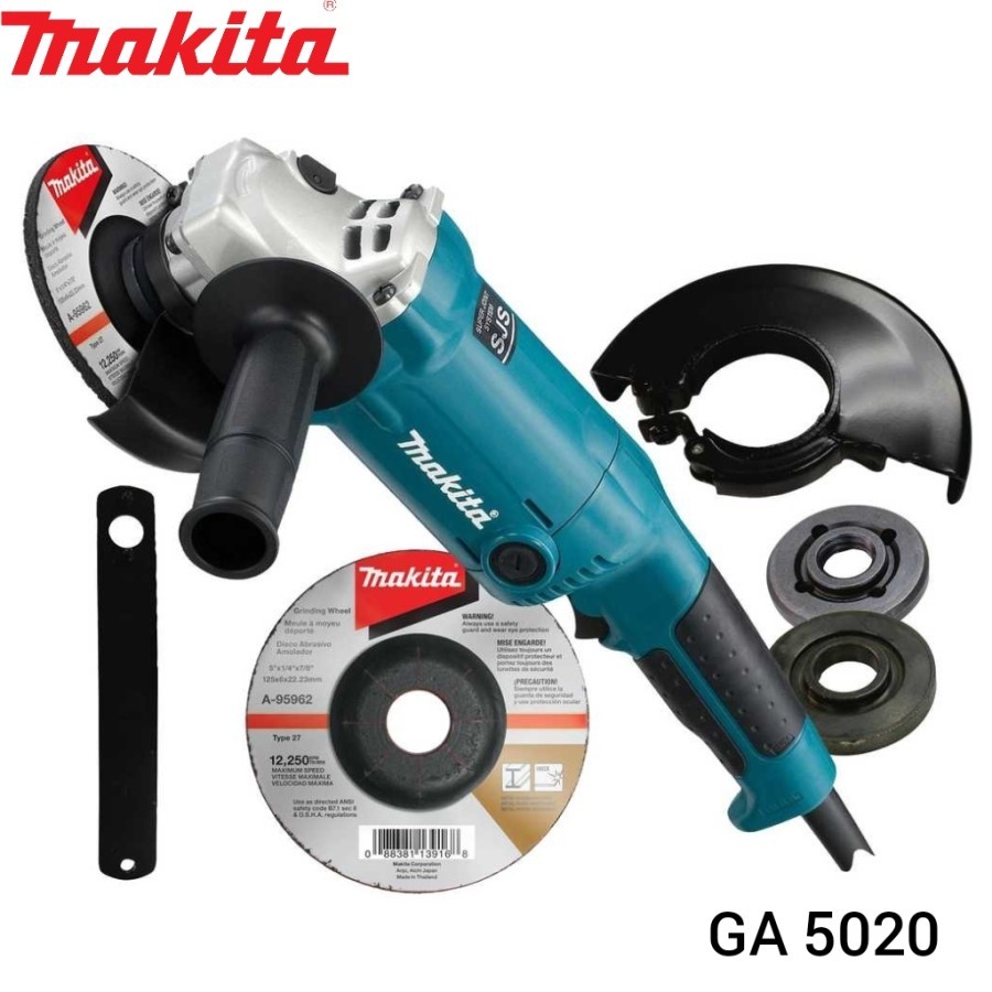 Jual Mesin Gerinda Tangan 5" Makita sistem SJS GA5020 Gurinda GA 5020 ...