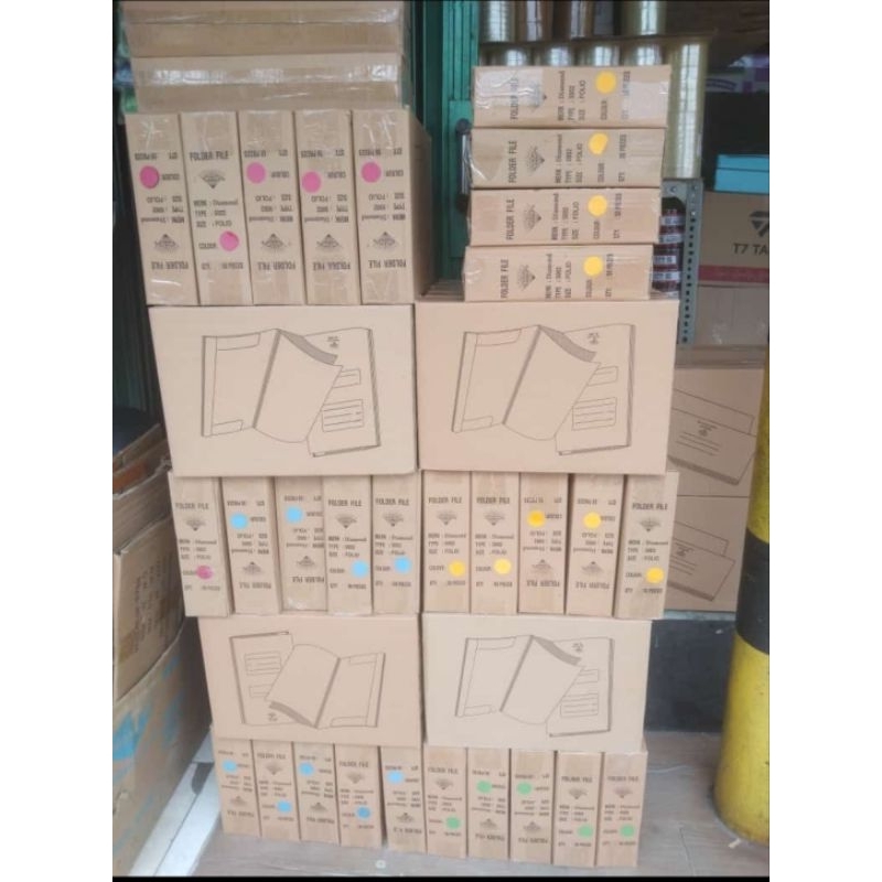 Jual stopmap kertas diamond 5002 kuning 1 dus isi 50 pcs | Shopee Indonesia