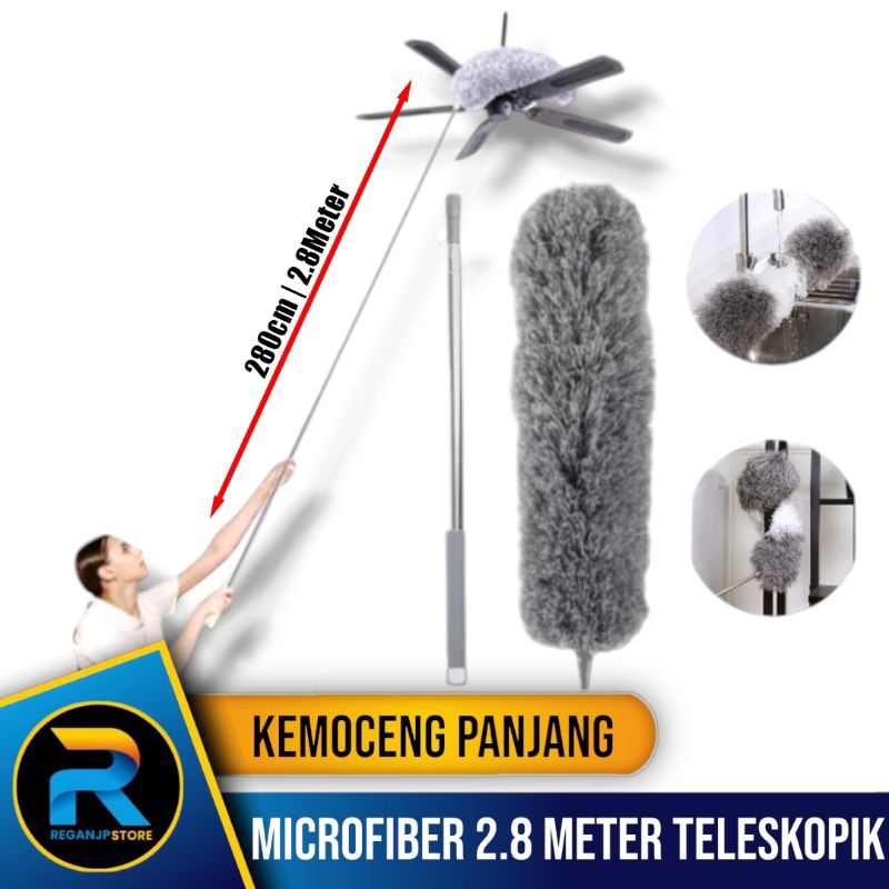 Jual Sapu Sawang Plafon Panjang, Kemoceng Panjang Pembersih Langit ...