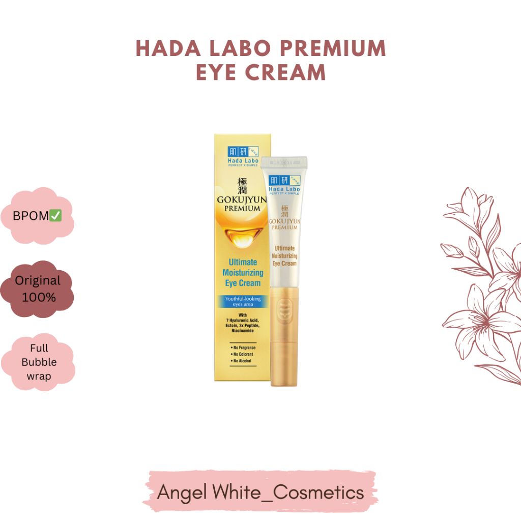 Jual HADA LABO GOKUJYUN PREMIUM ULTIMATE MOISTURIZING EYE CREAM ...
