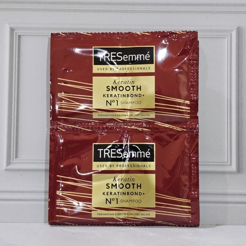 Jual TRESEMME SHAMPOO KERATIN SMOOTH SACHET 12PCS | Shopee Indonesia
