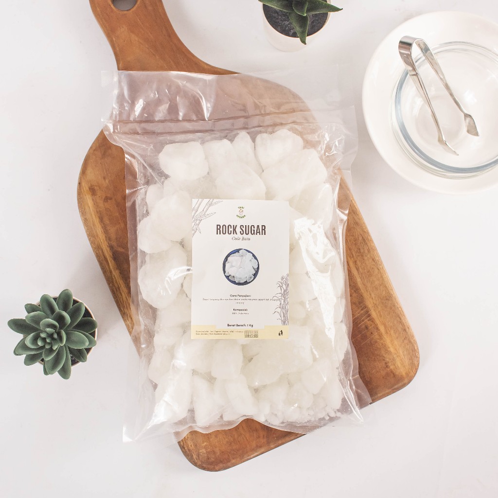 Jual Tani Organic Gula Batu 1 kg - Gula Batu Organik | Shopee Indonesia