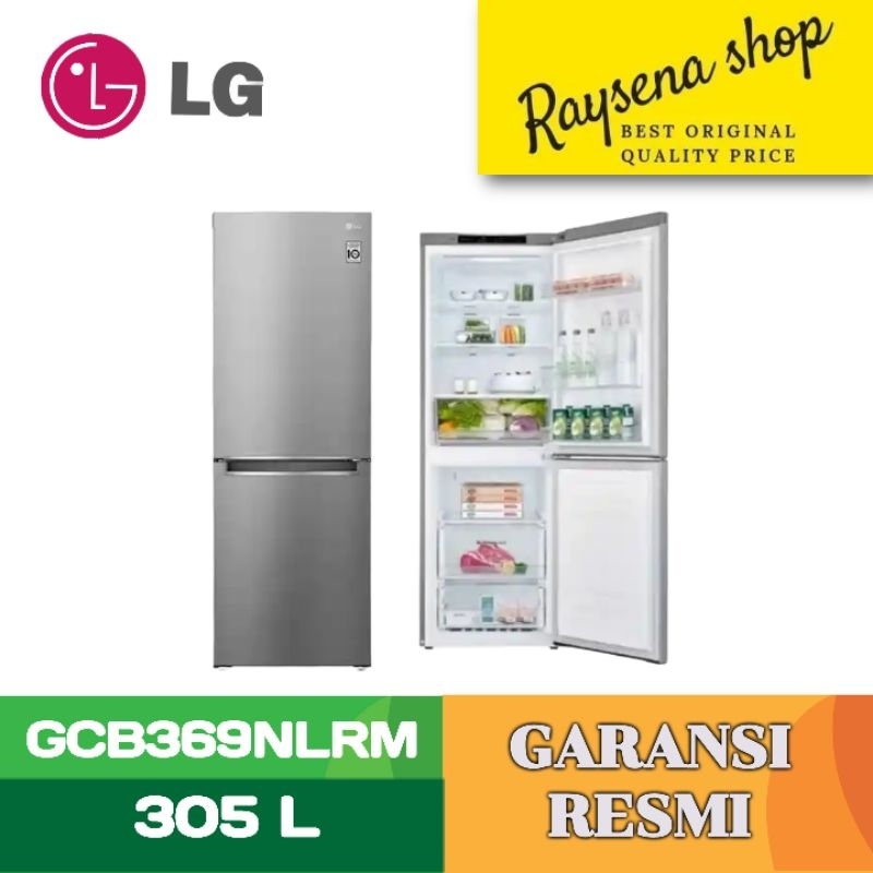 Jual LG KULKAS 2 PINTU BESAR BIG 2 DOOR REFRIGERATOR GCB369NLRM ...