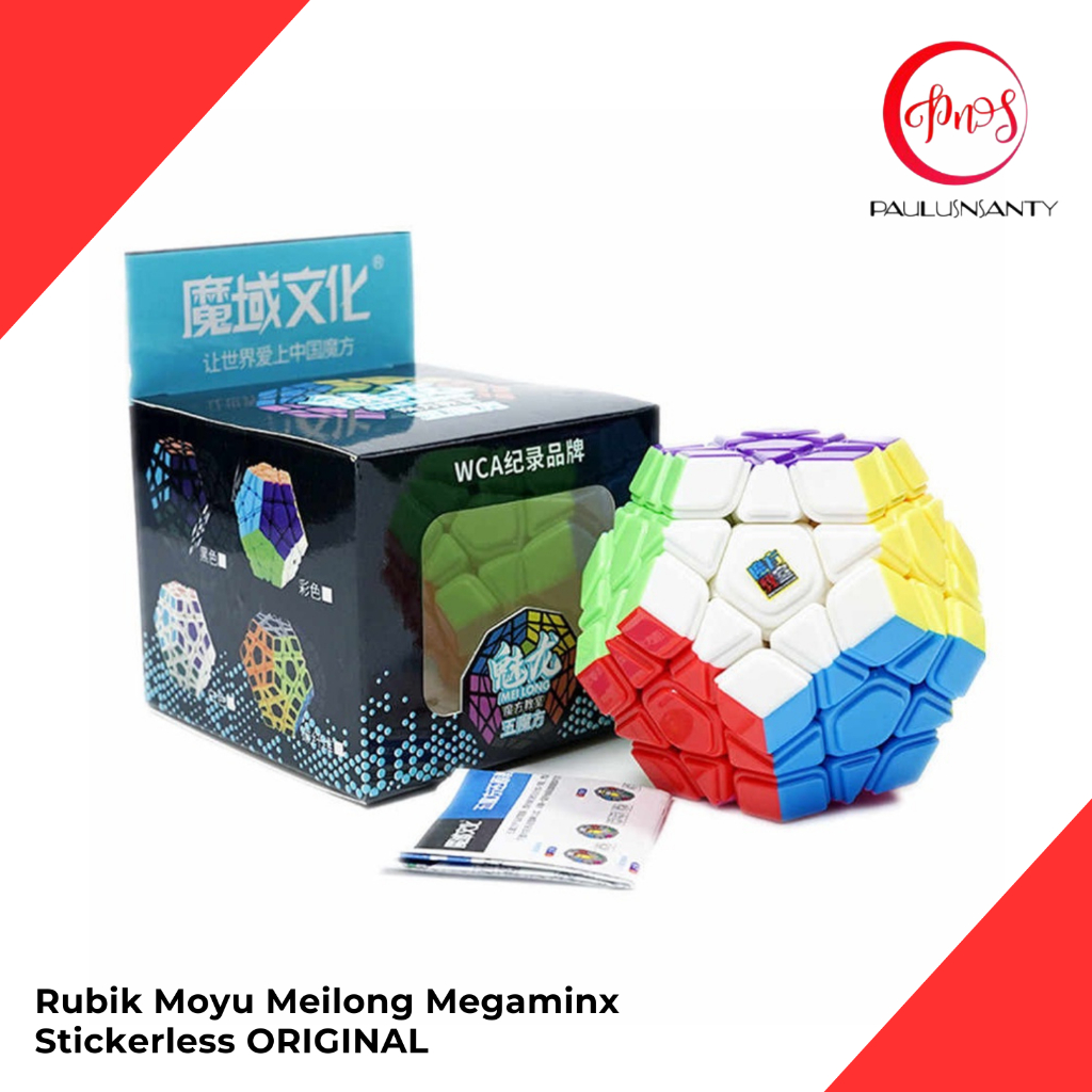 Jual Rubik Megaminx Moyu Meilong Megaminx Stickerless ORIGINAL | Shopee ...