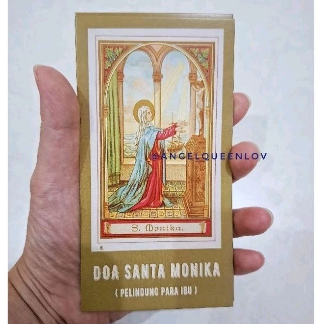 Jual Lembar Doa Santa Monika Pelindung Para Ibu / Doa St Monica ...