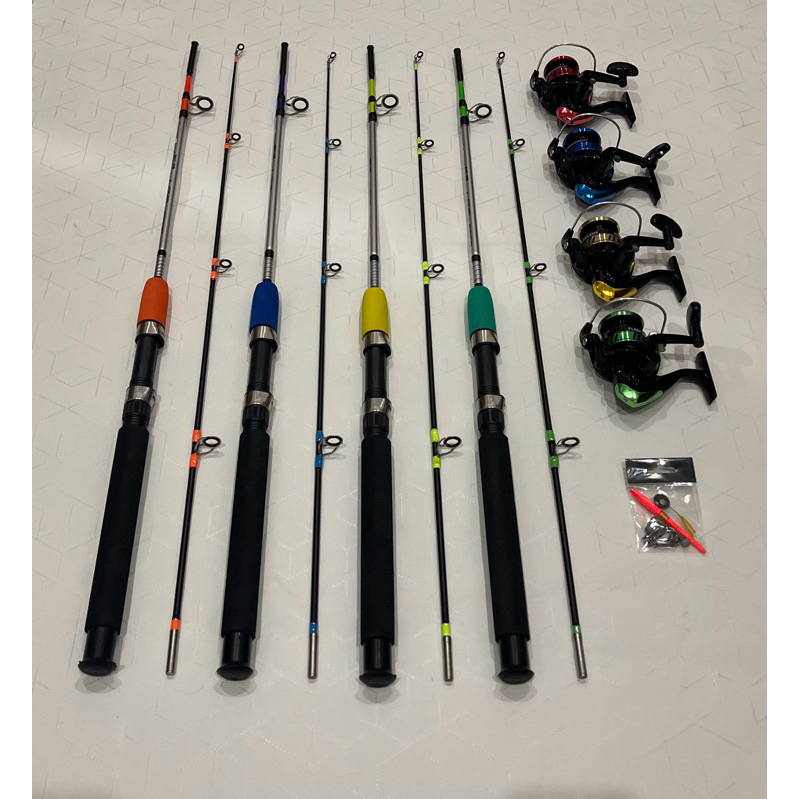 Jual 1 Set Joran Pancing Laut Full Eva + Bonus / Max Drag 15KG Mancing ...