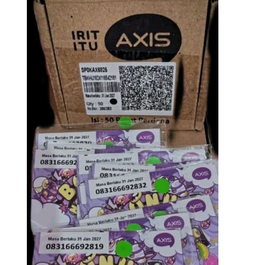 Jual kartu perdana axis isi 50 | Shopee Indonesia