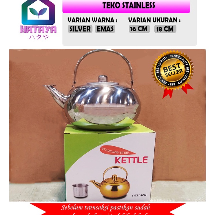 Jual BARANG TERUPDATE HATAYASHOP TEKO EMAS STAINLESS STEEL TEKO ARABIAN ...
