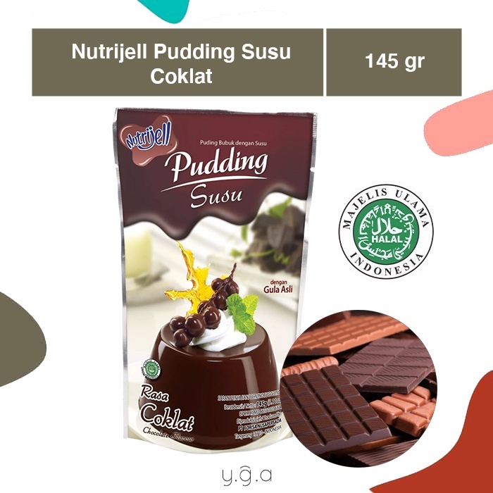 Jual Nutrijell Puding Susu - rasa Coklat | Shopee Indonesia