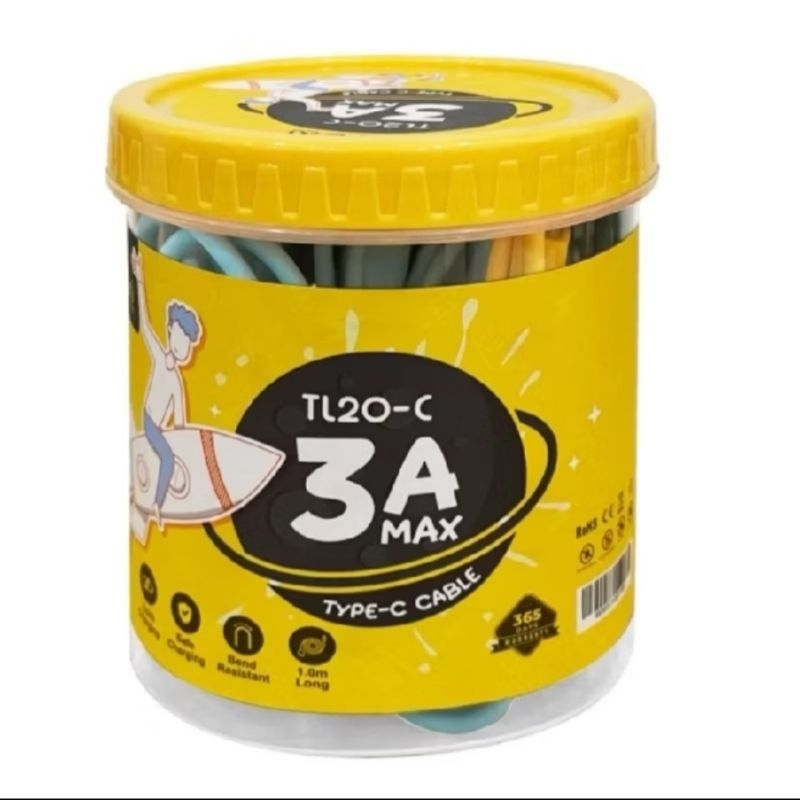 Jual Rexi TL20 -M/C/L Cable Data Toples Fast Charging Micro/Type-C ...
