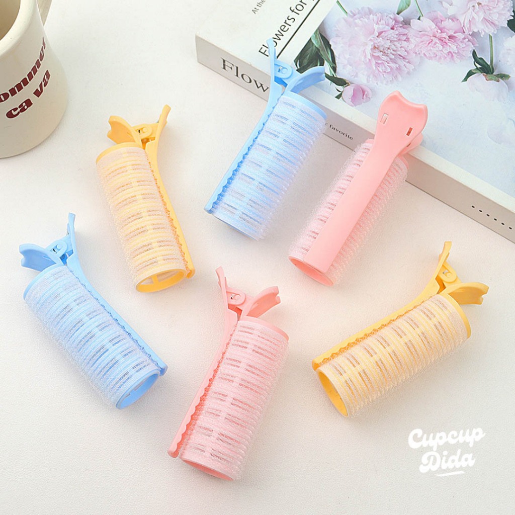 Jual Roll Rambut & Poni Warna Pastel Hair Curly Fluffy Ala Korea SATUAN ...