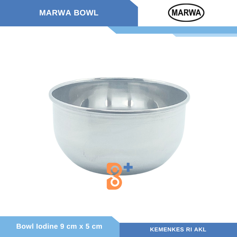 Jual Bowl 9 cm / Iodine Cup / Kom Betadine / Kom Alkohol / Bowl Medis ...