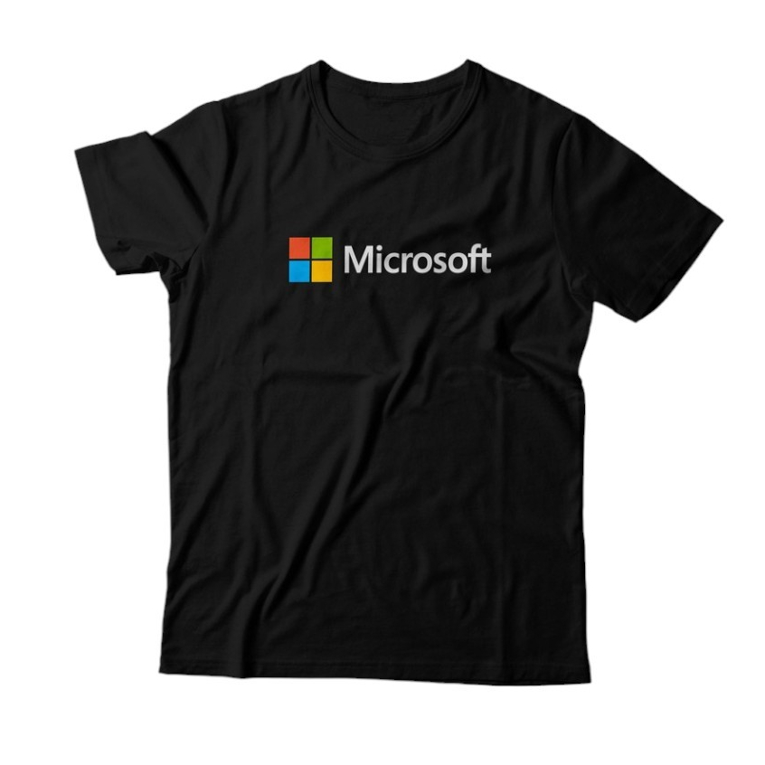Jual Kaos Distro MICROSOFT WINDOWS NEW LOGO T-SHIRT PC ENTHUSIAST Pria ...