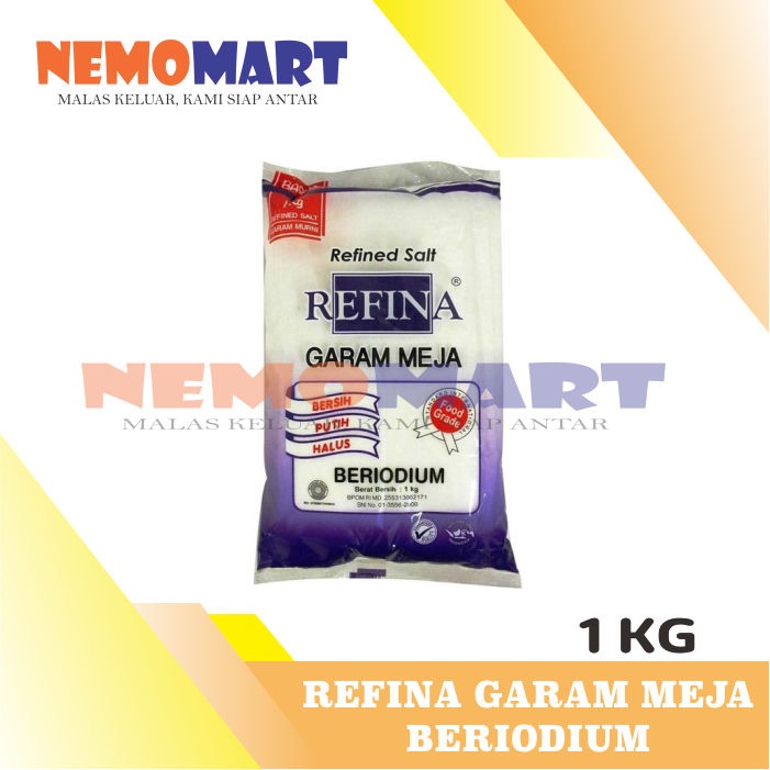 Jual GARAM MEJA BERYODIUM REFINA MURNI 1 KG KILO KILOGRAM GRAM REFINED ...