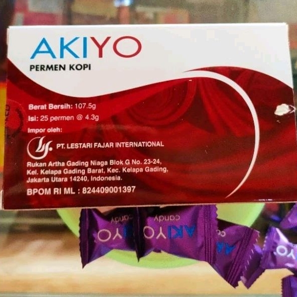 Jual Akiyo Candy isi 25 PCS - Herbal Pria Suplemen Original | Shopee ...