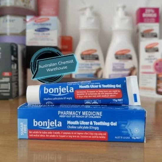 Jual Bonjela Mouth Ulcer & Teething Gel (Obat Sariawan) 15g SUGAR FREE ...