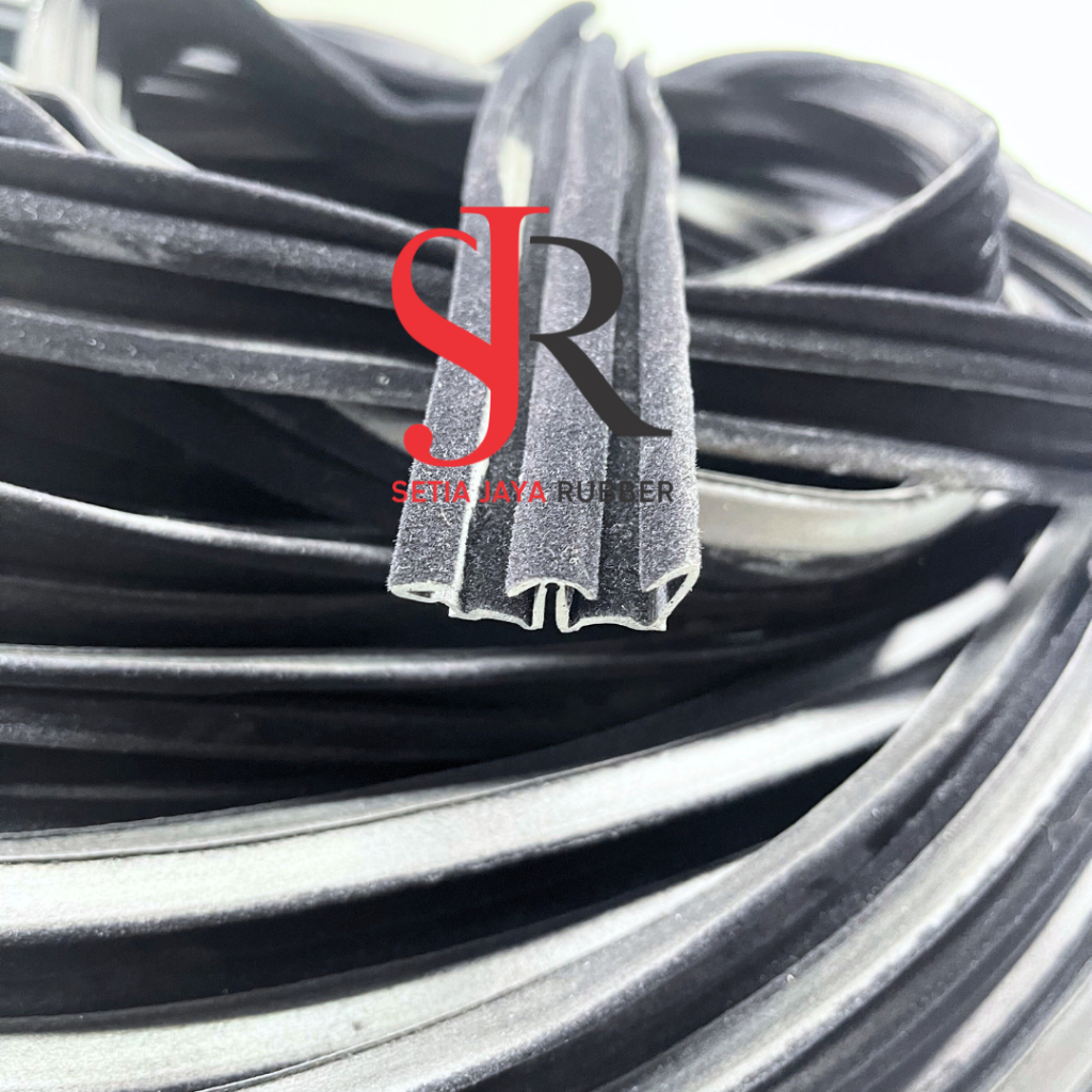 Jual Karet Rell Kaca Mobil Run Channel 2 Jalur Karet Jendela Kaca Geser ...