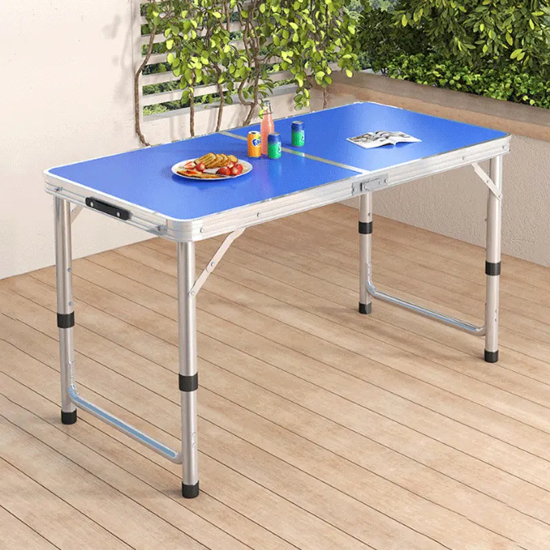 Jual SHENAR - MEJA LIPAT PORTABLE MODEL KAKI BULAT MEJA CAMPING OUTDOOR ...