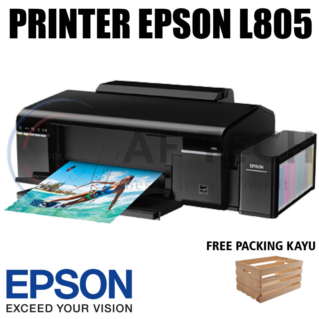 Jual Printer Epson L805 Wi-Fi Wireless 6 Tinta Second Printer Murah ...