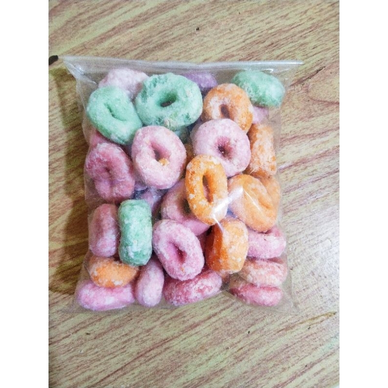Jual Getas Donat Kering Warna Warni Gula Salju Jajan Jadul | Shopee ...