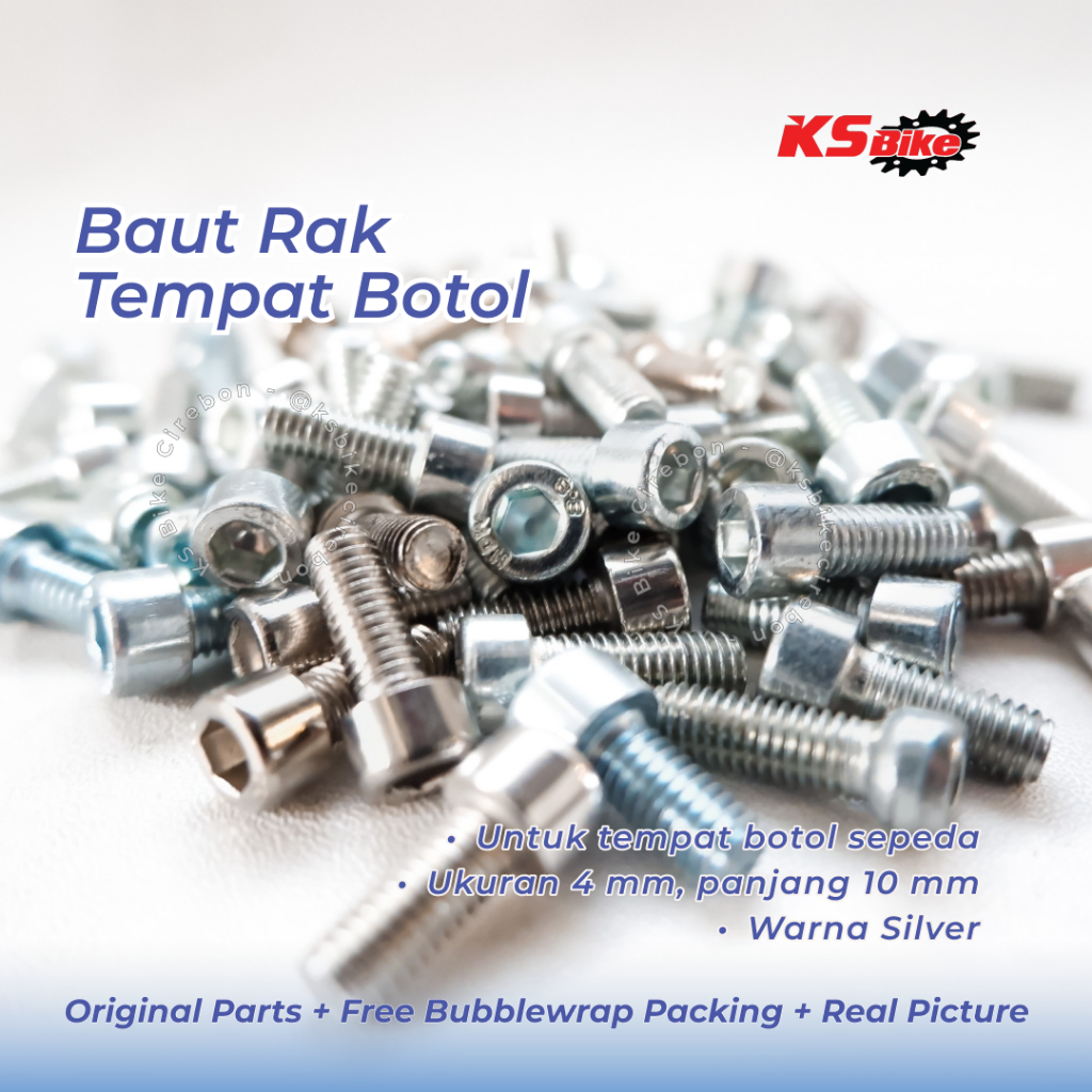 Jual Baut Botol Minum Sepeda Stainless Mur Baut Bidon Sepeda Gunung MTB ...