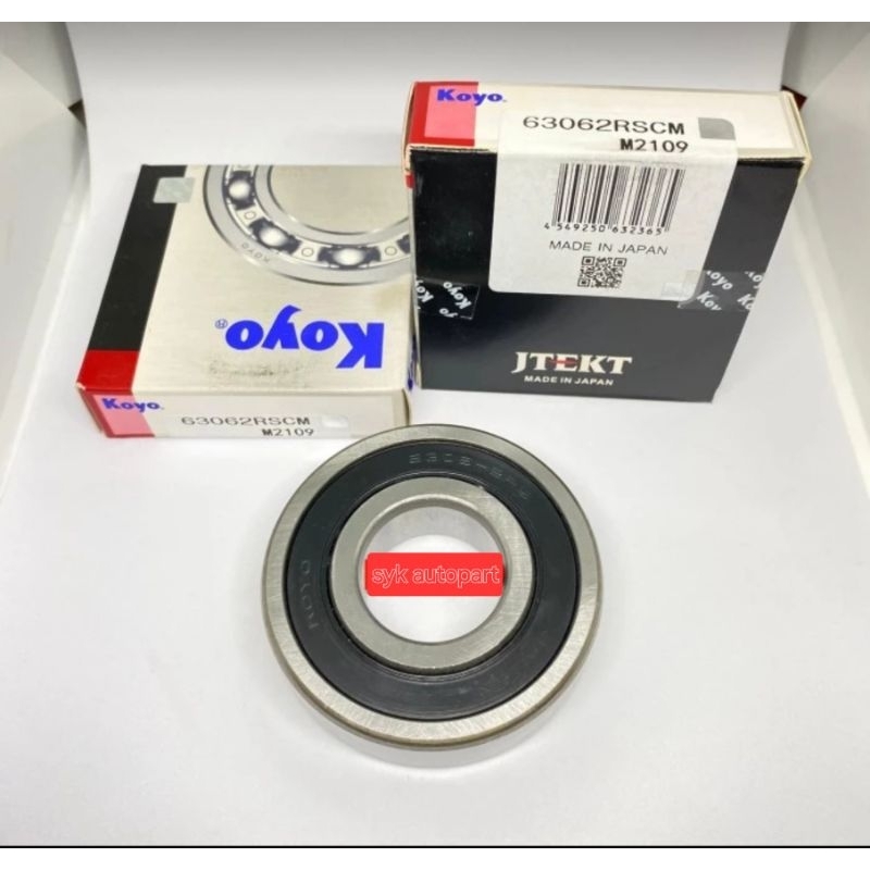 Jual BEARING 6306 2RS KOYOTUTUP KARET 2 SISI UKURAN BEARING 30x72x19MM ...