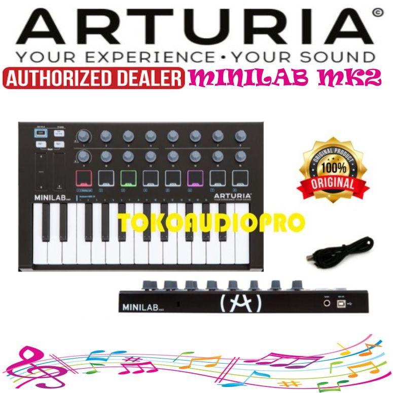 Jual Arturia Minilab MK2 Keyboard Controller Arturia Minilab MKII | Shopee Indonesia