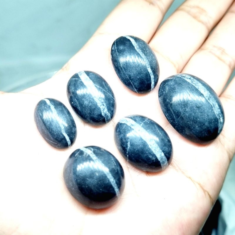 Jual batu akik jasper hitam motif kendit / jasper kendit | Shopee Indonesia