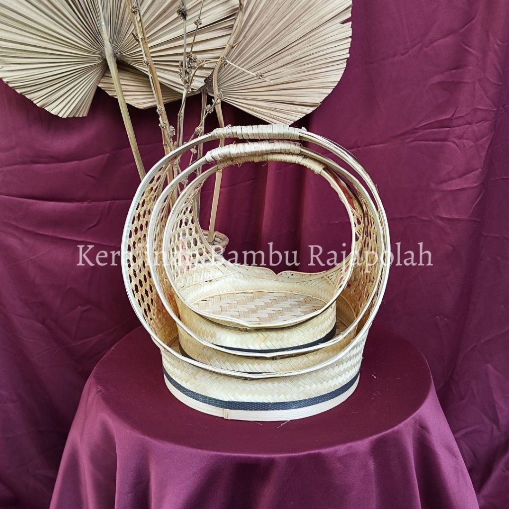 Jual Keranjang Buah Bambu/Keranjang Parcel/Keranjang parcel bambu ...
