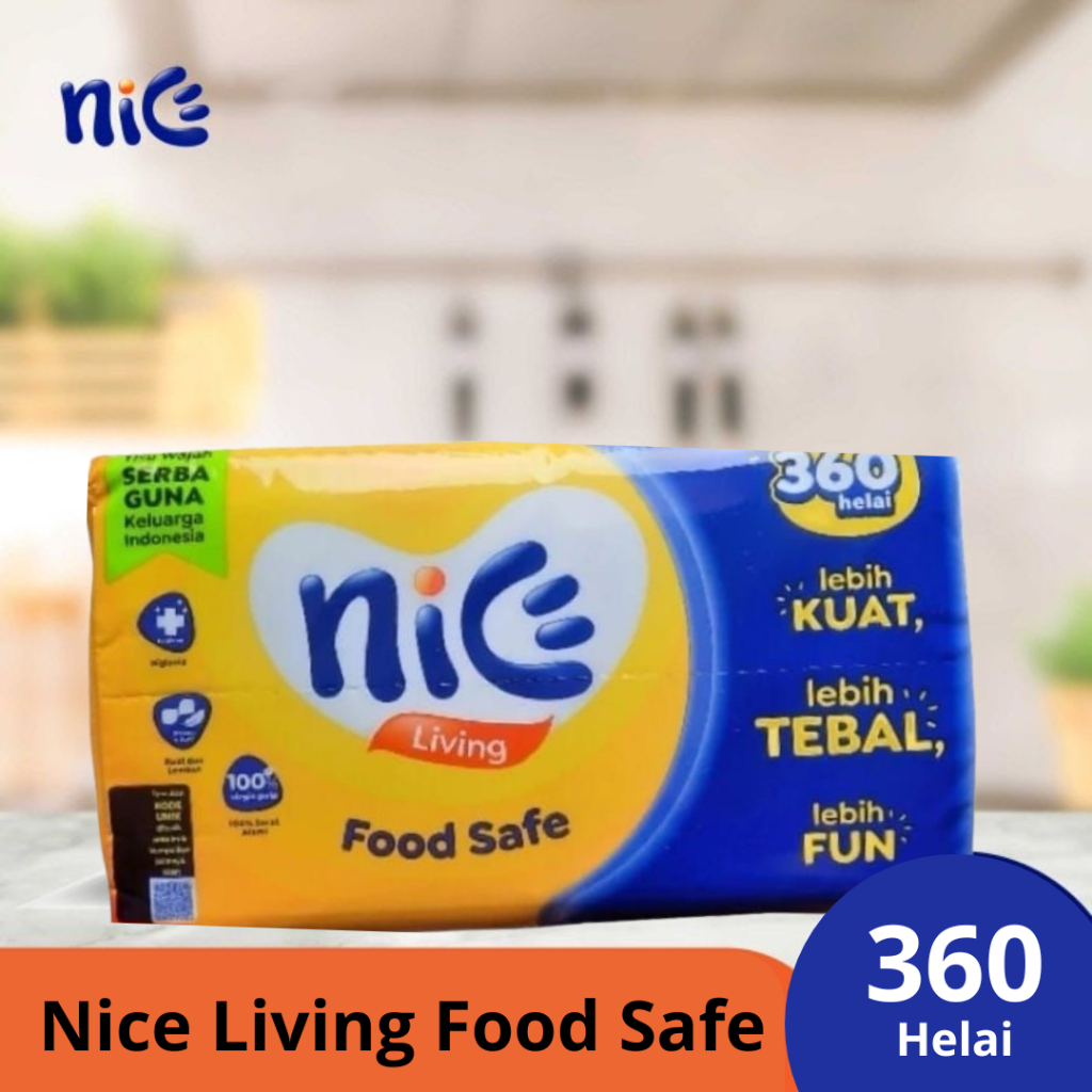 Jual WAWA - NICE Living Food Safe 360 Helai | Tisu Wajah Serba Guna ...