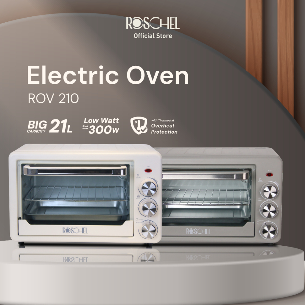 Jual Roschel Electric Oven Low Watt 2 x 300 W Atas Bawah Kapasitas 21 L ...