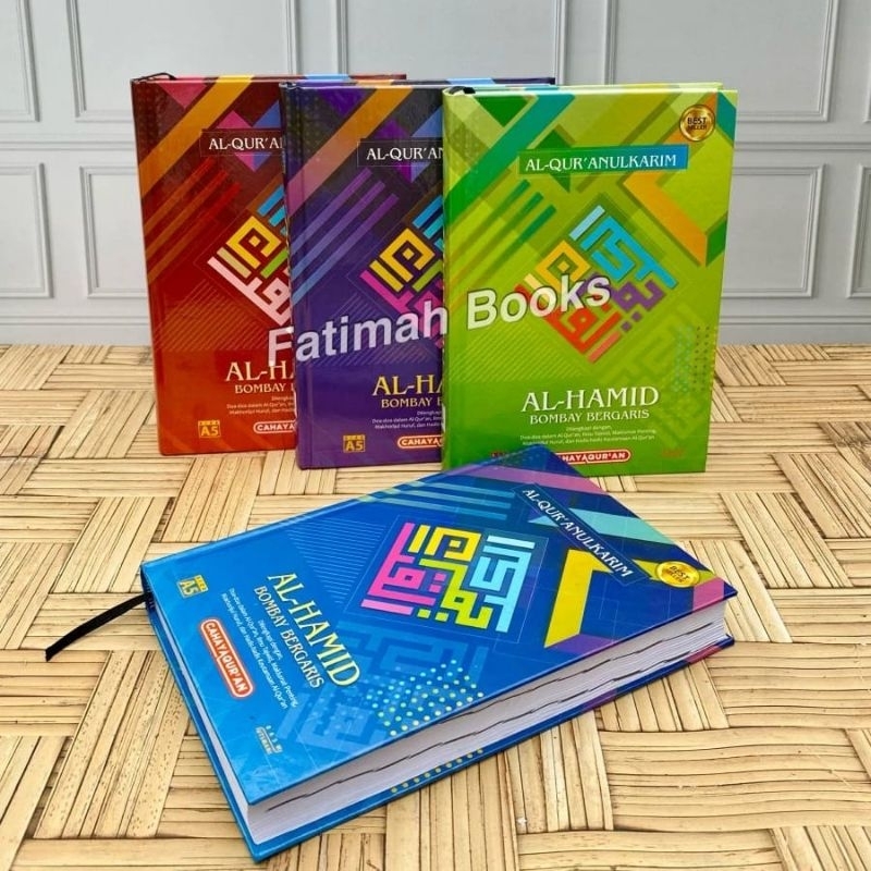 Jual Al Qur'an AL HAMID Bombay Bergaris Ukuran A5 Hard Cover l | Shopee Indonesia