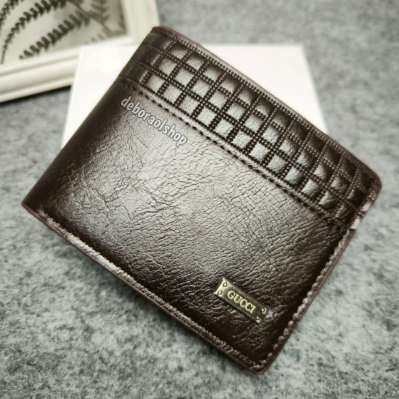 Jual Dompet kulit premium/ Dompet lipat biasa ukuran standar | Shopee ...