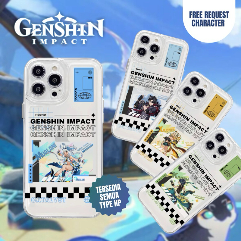 Jual CASE PREMIUM GENSHIN IMPACT CYBERPUNK MUALANI KINICH XILONEN ...