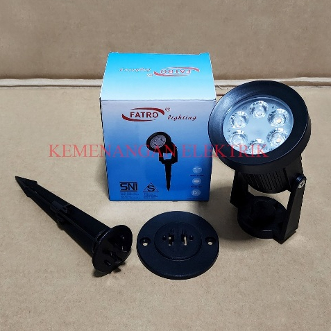 Jual FATRO LAMPU TAMAN LED 6 WATT 220V OUTDOOR / FATRO SA9071 SPOTLIGHT ...