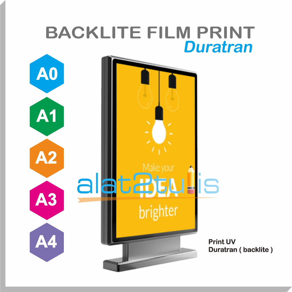 Jual Print UV Cetak Poster Backlite Duratrans Duratran Dura tran ...