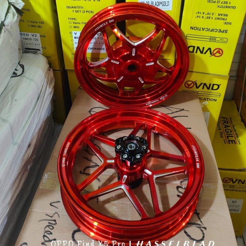 Jual Velg Racing Vnd V Speed Bintang Grand Filano / Pelek Racing V Speed Filano 215/215-12 ...
