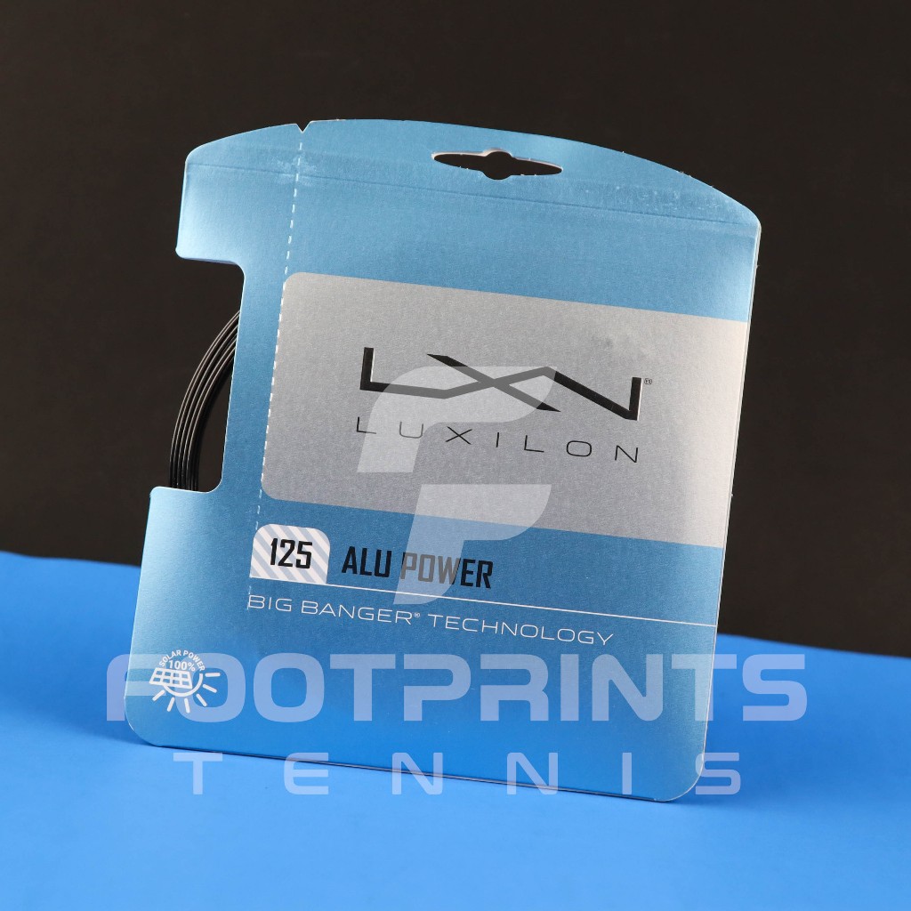 Jual Luxilon ALU Power Black 125 Senar Raket Tenis Tennis Strings ...