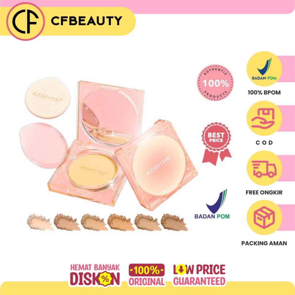 Jual Azarine It's So Porefect! Powder Foundation [8 gr] Bedak Padat Two ...