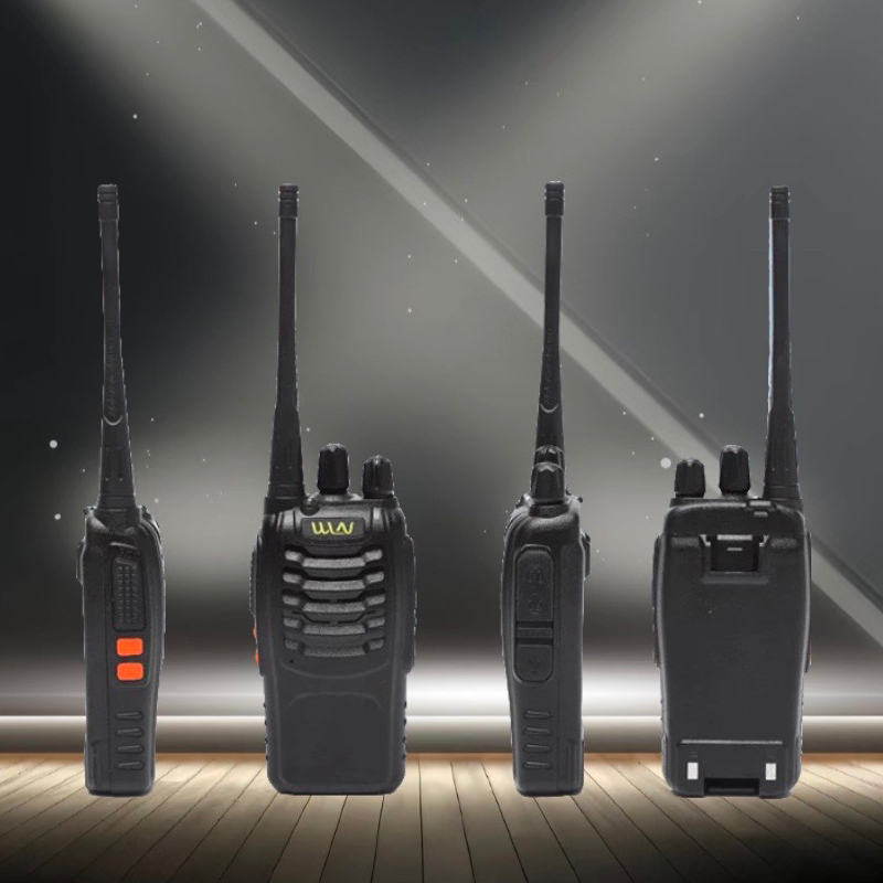 Jual Walkie Talkie wlan HT UHF Handy Talky TWO WAY RADIO BLACK 888S 2 ...