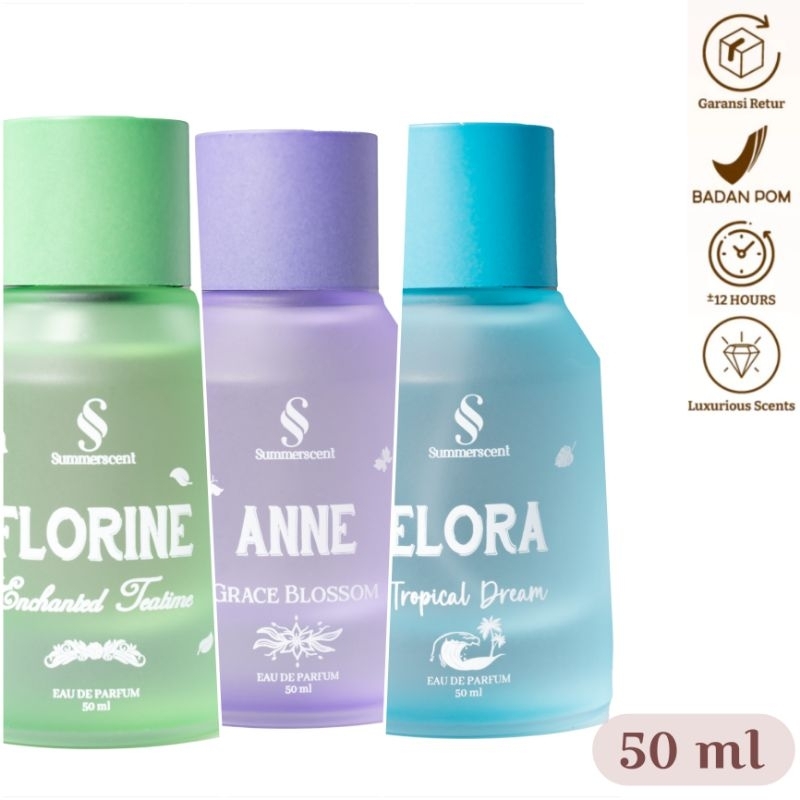 Jual Parfume EDP Anne / Elora / Florine | Summerscent (50 ml) | Shopee ...