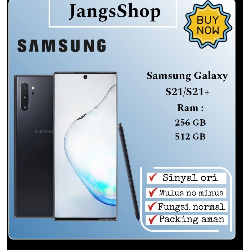 Jual Samsung Galaxy Note10+/Note10 5G 12/256/512GB SECOND LIKE NEW | Shopee Indonesia