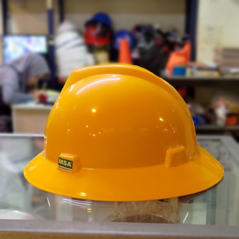 Jual Helm Safety MSA Lokal Fullbrim Fastrack / Helm Safety Proyek ...