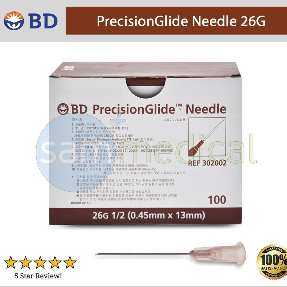 Jual BD Needle 26G x 1/2 @10 PCS | Shopee Indonesia